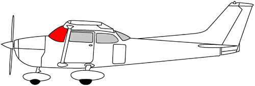 Windshield (1980-1985) Cessna 172P; 28-353-18C – Texas Aeroplastics